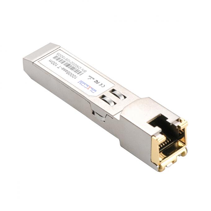 10/100/1000BASE-T RJ45 SFP Module Transceiver 100m Over Cat5 UTP Cable ...