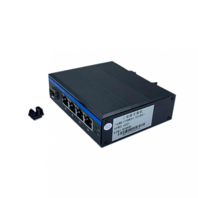 5 Port Unmanaged Industrial Ethernet Switch 10/100Mbps Rugged Network ...