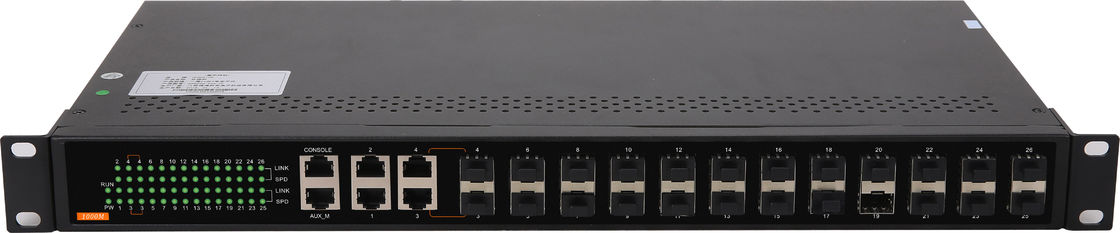 Managed 26 port full Gigabit SFP core network switch