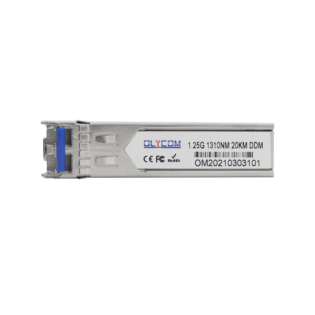 1000Base-LX 1.25G SFP Transceiver 1310nm Dual LC Connector 20KM Single Mode DDM