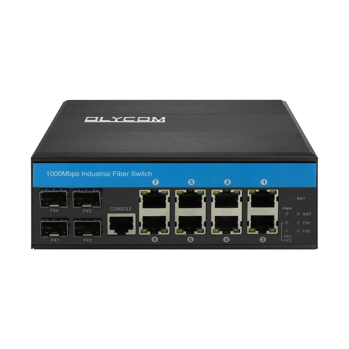 OLYCOM Managed Outdoor Switch L2 10/100/1000M 8 Port RJ45 4 Port SFP ...
