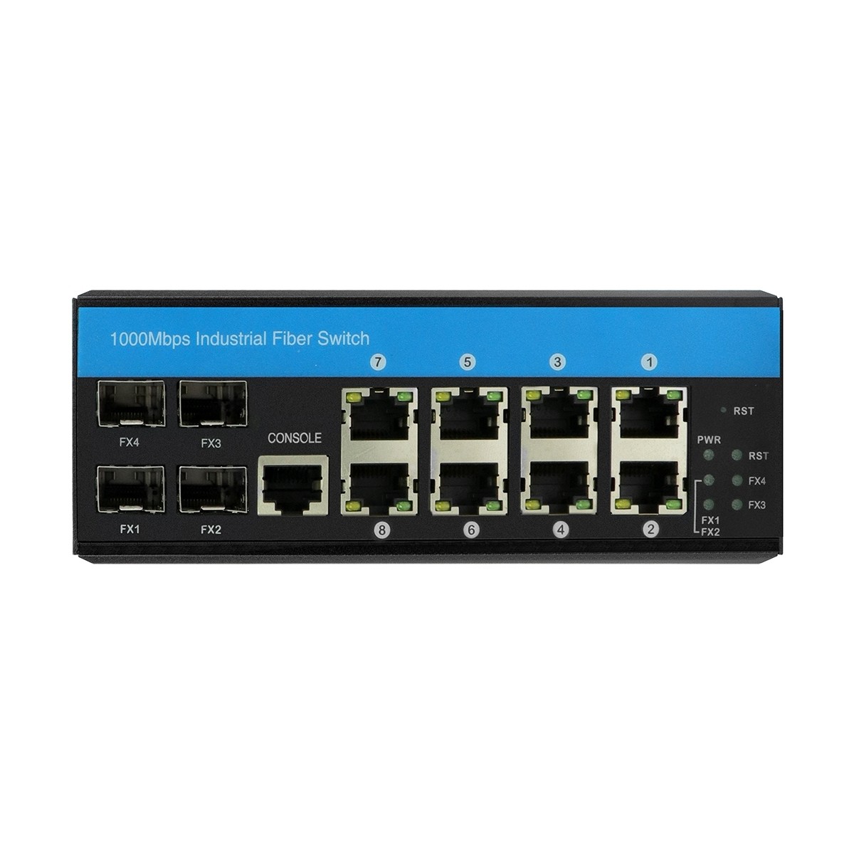 2.5G Lite Layer 3 Ring Managed Ethernet Switch 12 Port ERPS RSTP Din ...