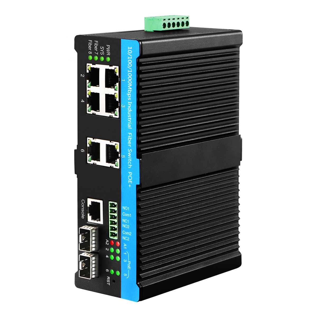 8 Port 802.3bt PoE++ SFP Managed Switch 1G/2.5G POE Af/At/Bt Compliant