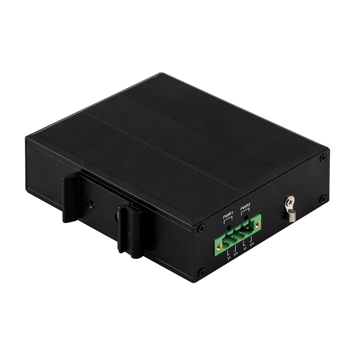 6 Port Gigabit Managed Hardened Network Switch Compact Size Dual Power ...