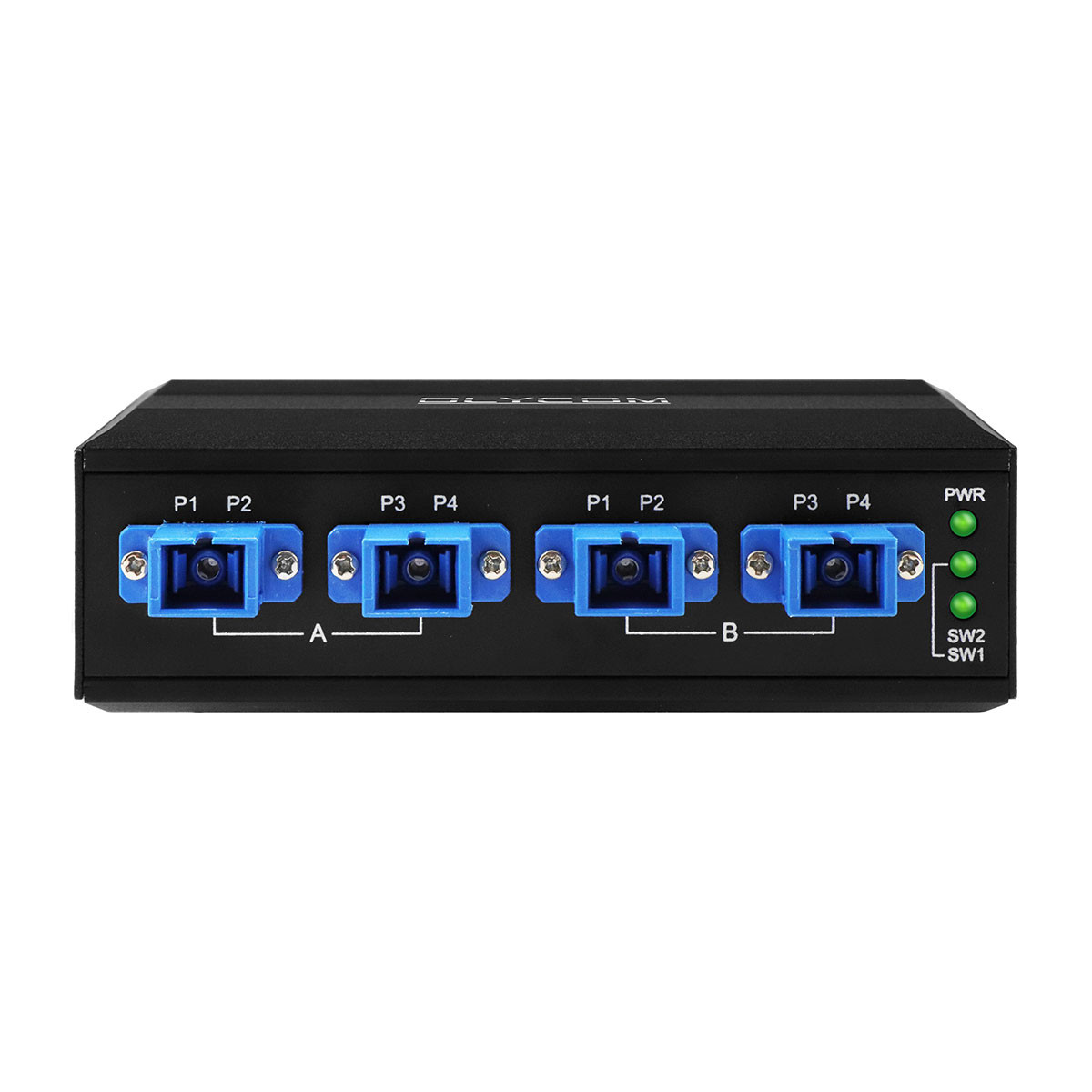 4 Port Optical Bypass Switch SC/UPC Connector Simplex 1310/1550nm DC24V ...
