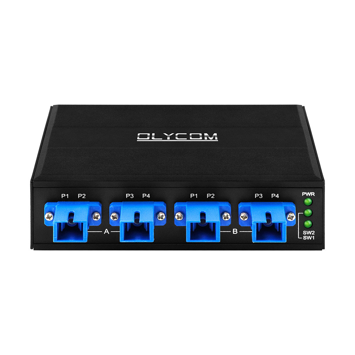 4 Port Optical Bypass Switch SC/UPC Connector Simplex 1310/1550nm DC24V ...
