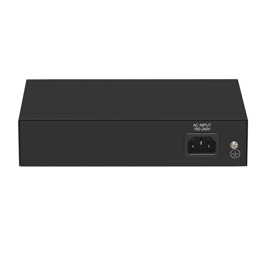 4 Port Fast Ethernet CCTV Poe Switch With 2 Copper Uplink 55W Power ...