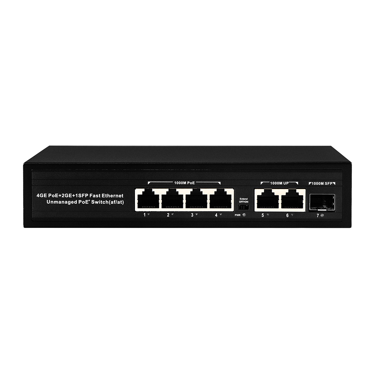 1000Mbps 4*RJ45+2 Uplink Port +1*SFP Network Gigabit POE Switch Gigabit ...