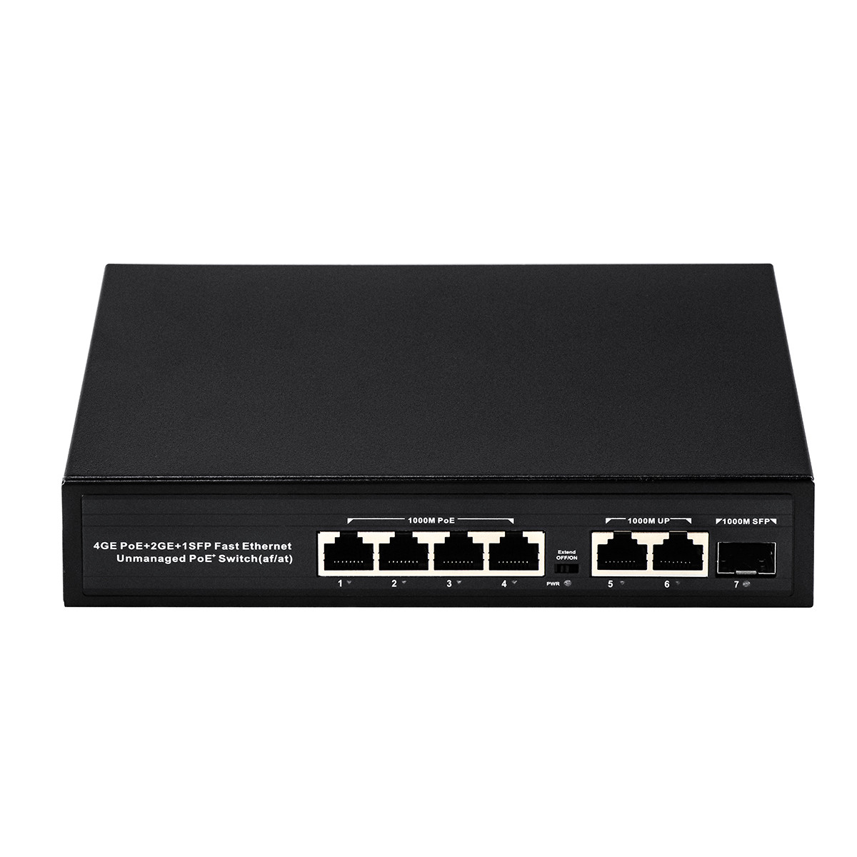 1000Mbps 4*RJ45+2 Uplink Port +1*SFP Network Gigabit POE Switch Gigabit ...