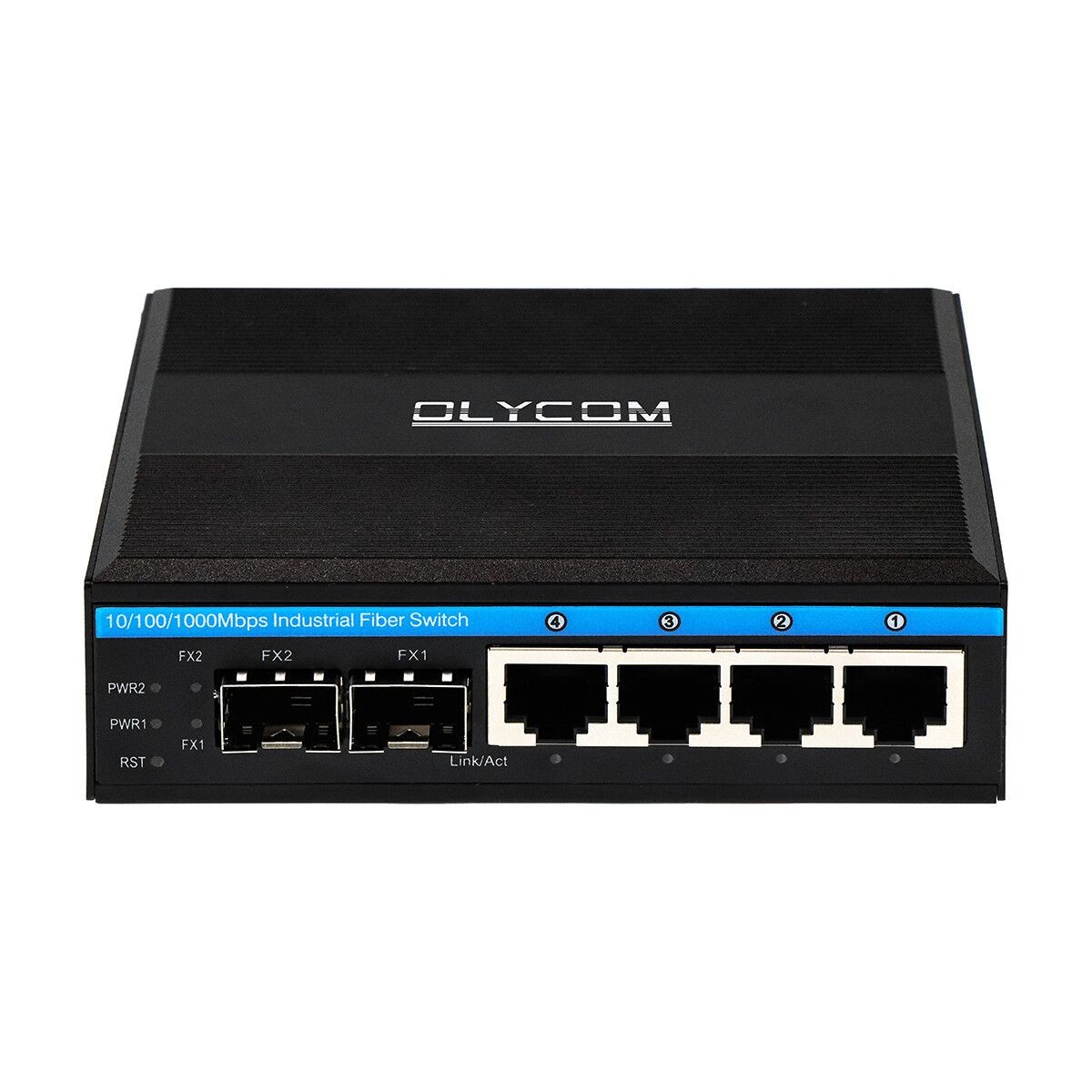 10/100/1000mbps Gigabit Managed Poe Switch With 2 Sfp Slot Din Rail ...