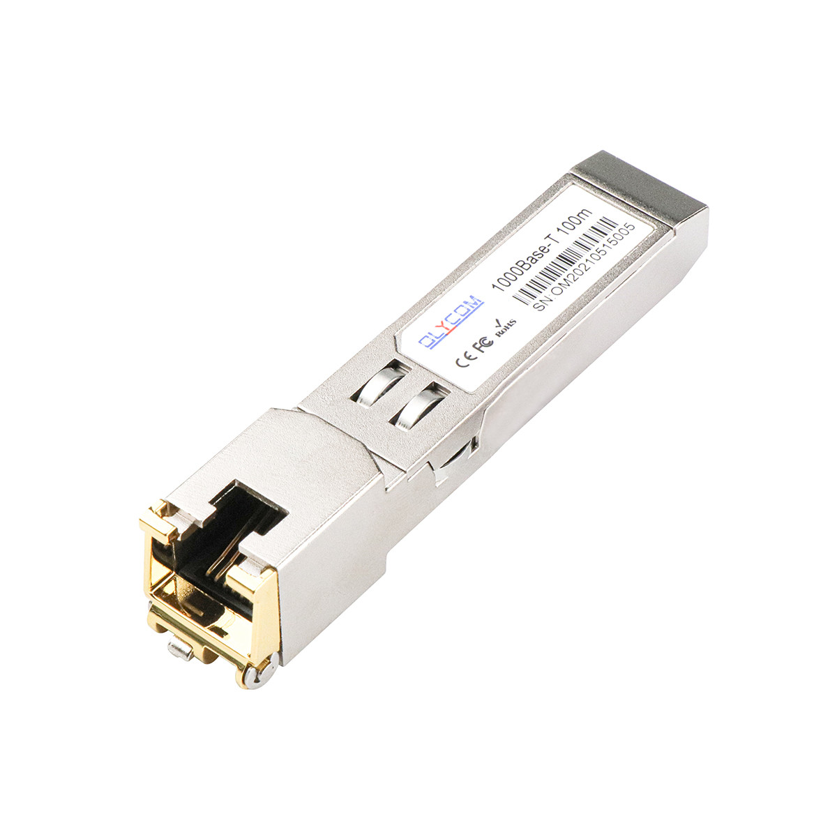 10/100/1000BASE-T RJ45 SFP Module Transceiver 100m Over Cat5 UTP Cable ...