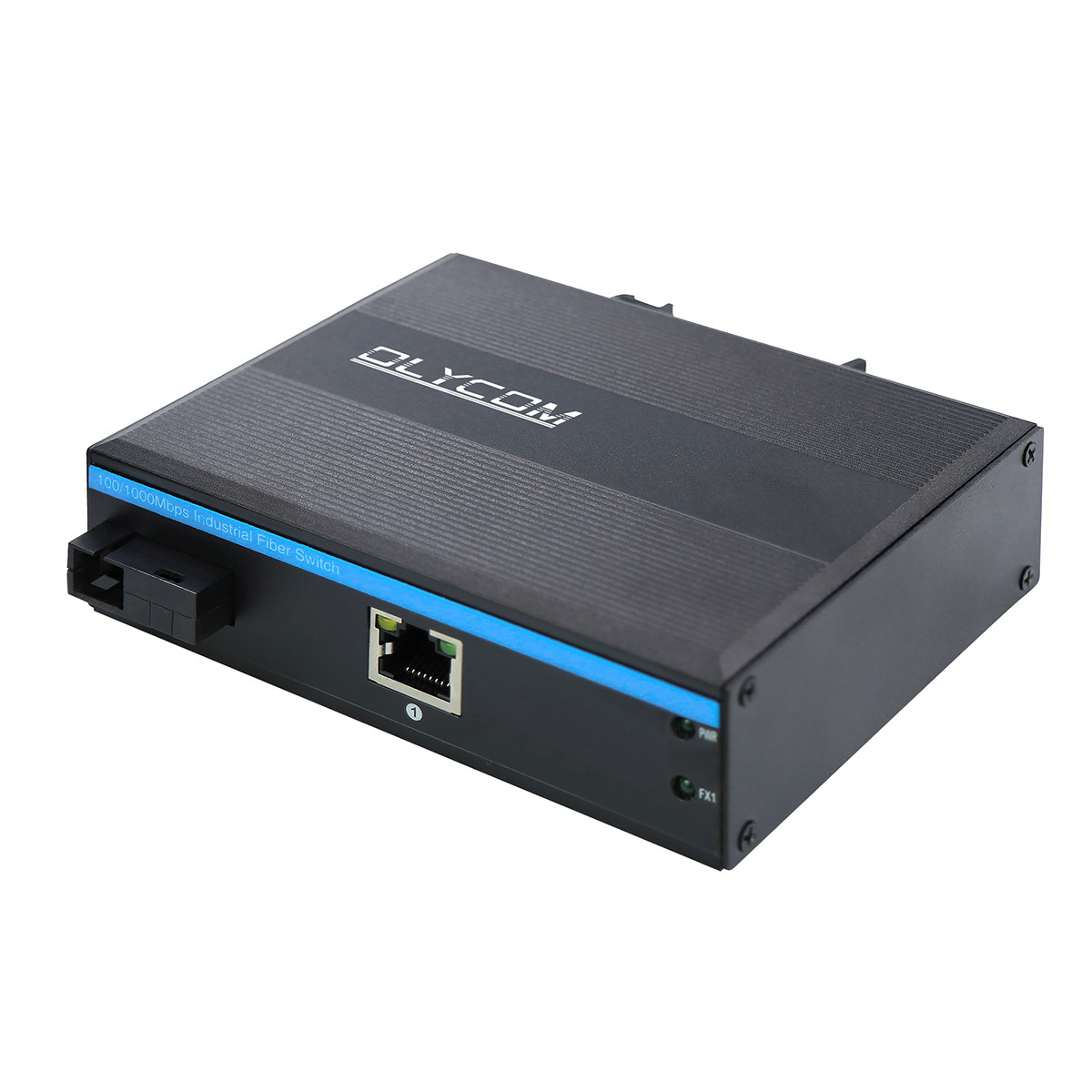 Industrial Ethernet Media Converter Gigabit Unmanaged SC WDM Single ...