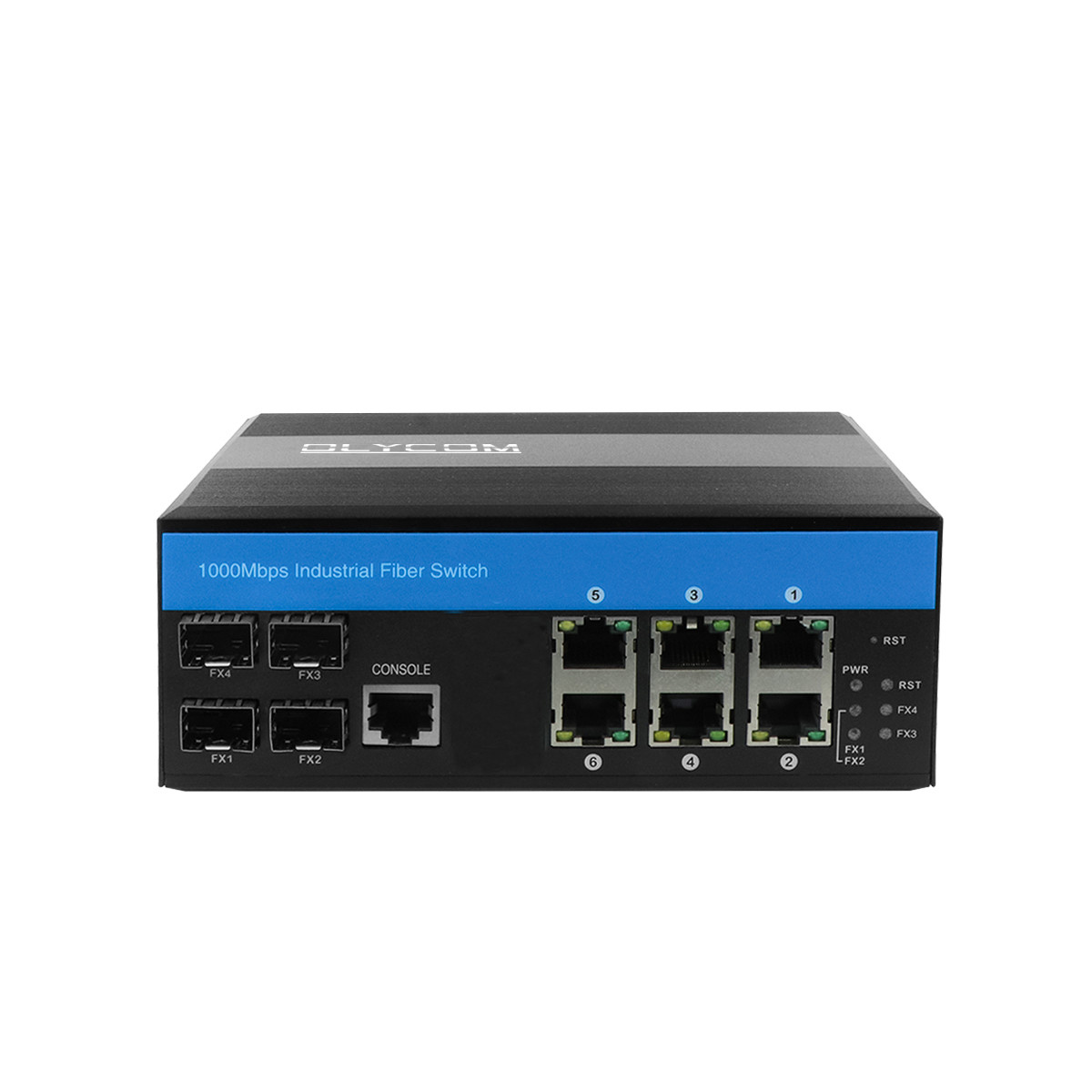 RoHS CE 6 UTP Port rugged Industrial Managed Ethernet Switch IP40 ...