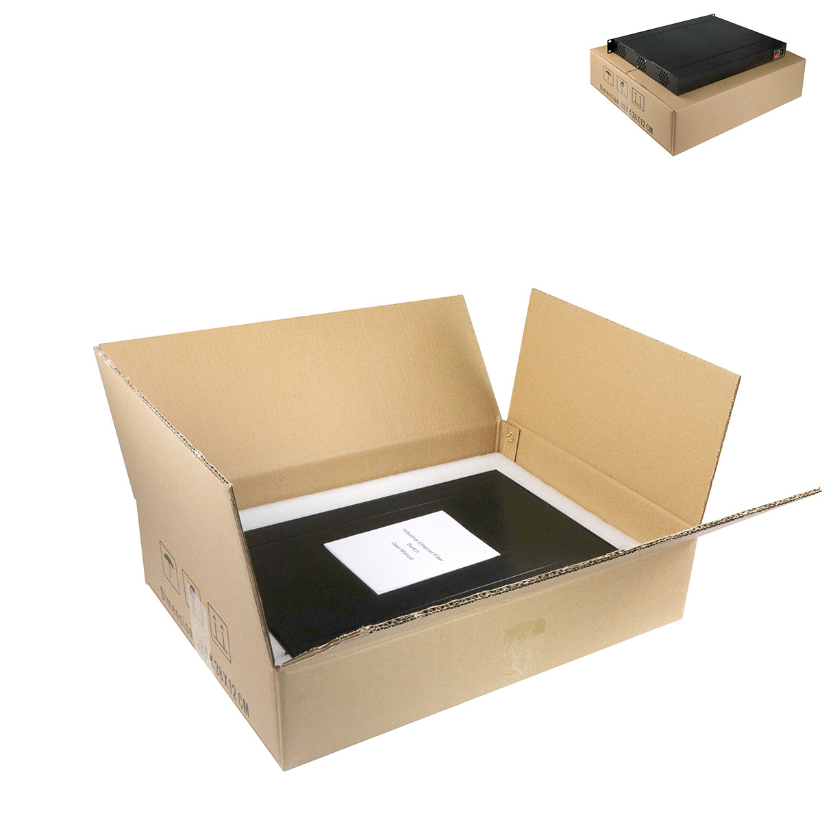 220VAC 16 Port Industrial Switch , Rack Mount Poe Powered Switch For ...